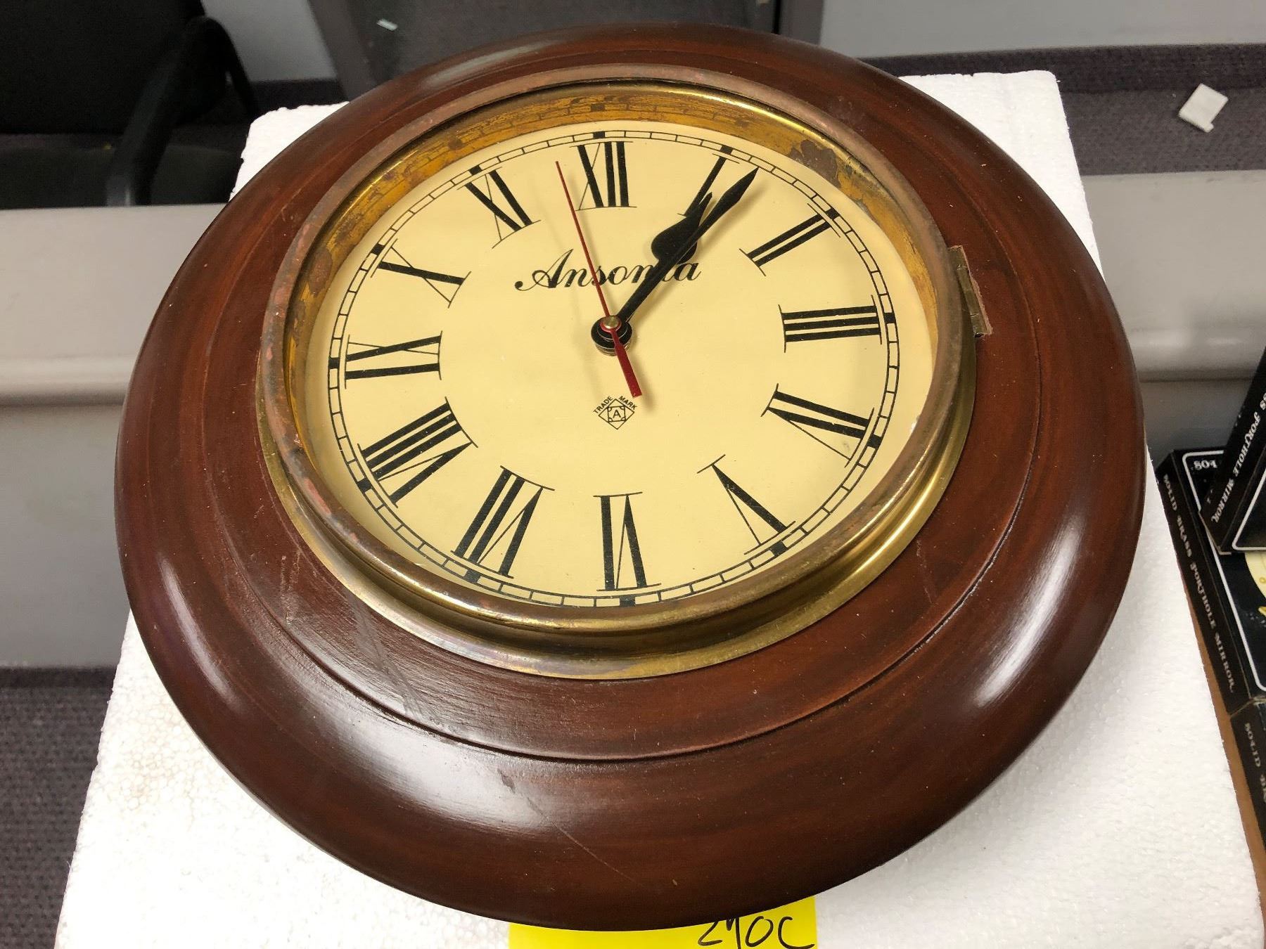 Group of four new antique reproduction wall clocks