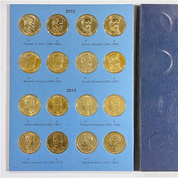 2012-2016 Presidential Dollar Book 40 Coins