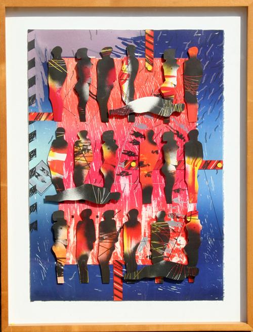 John Tarrell Scott, Blues Middle Passages, Lithograph