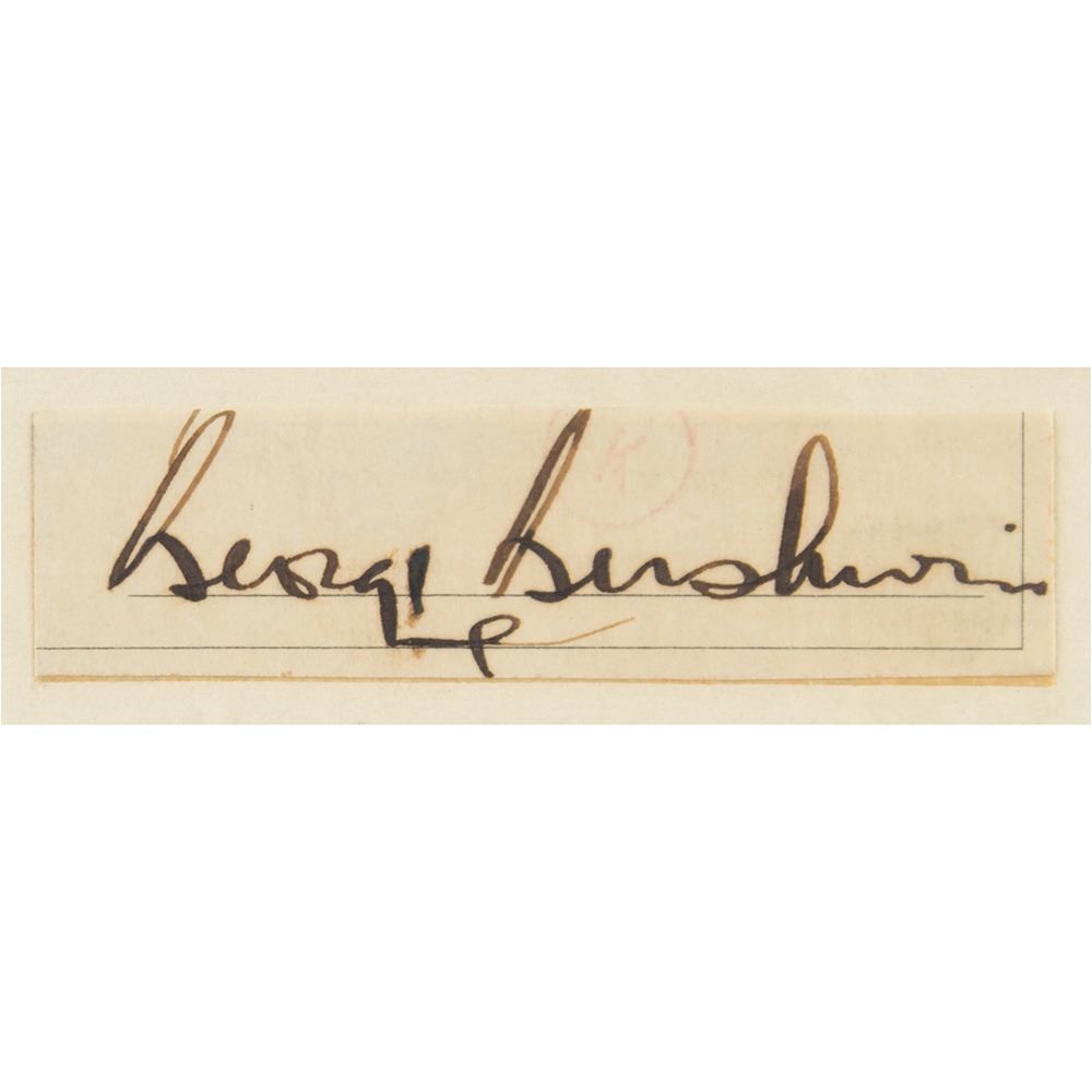George Gershwin Signature