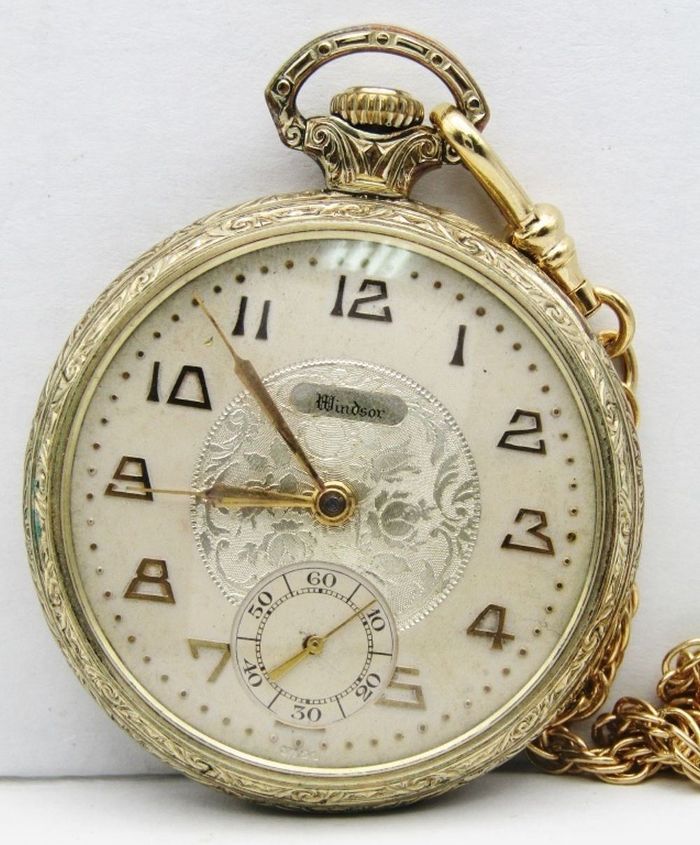 ANTIQUE WINDSOR POCKET WATCH