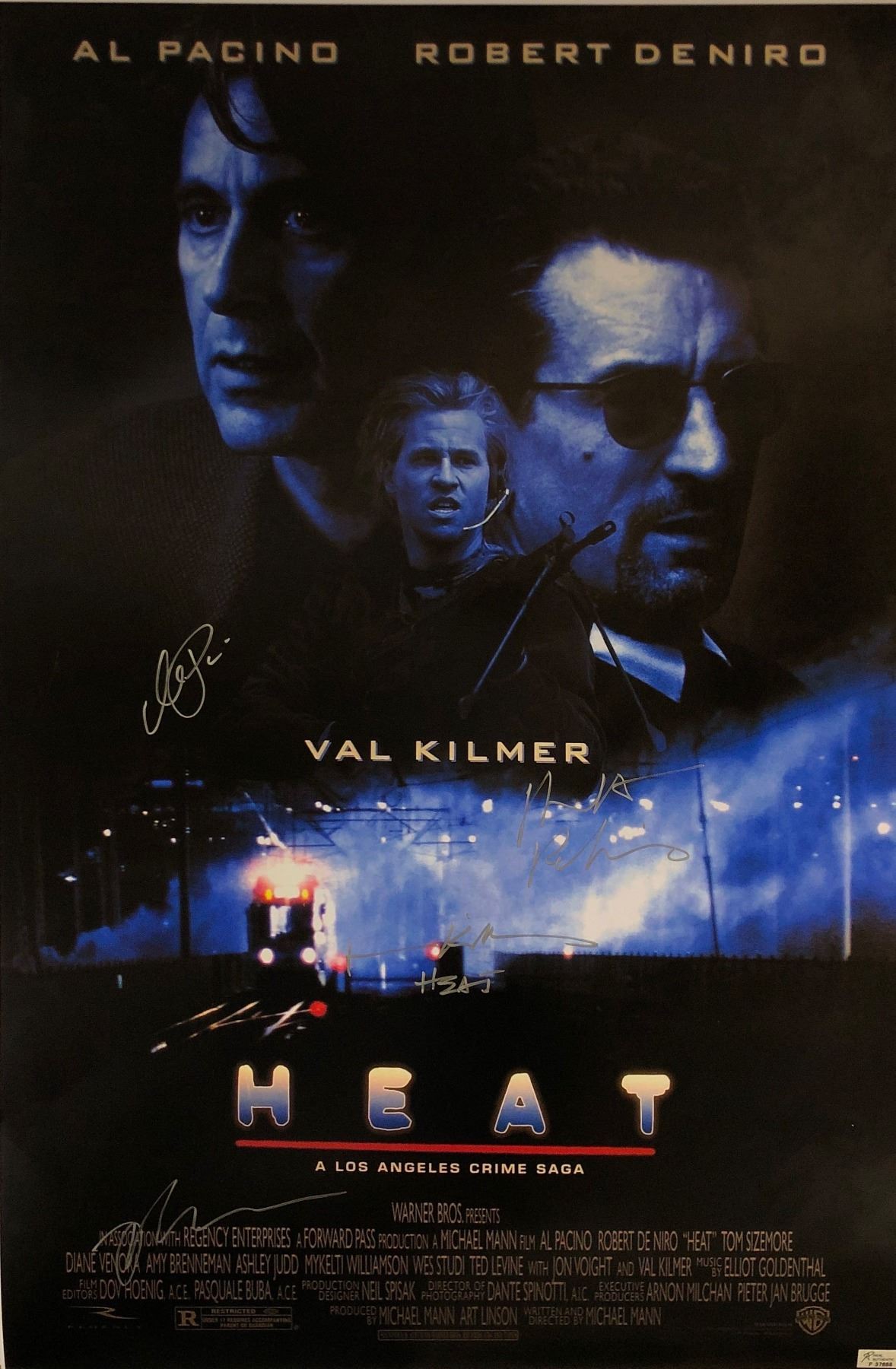 Heat Al Pacino Signed Poster