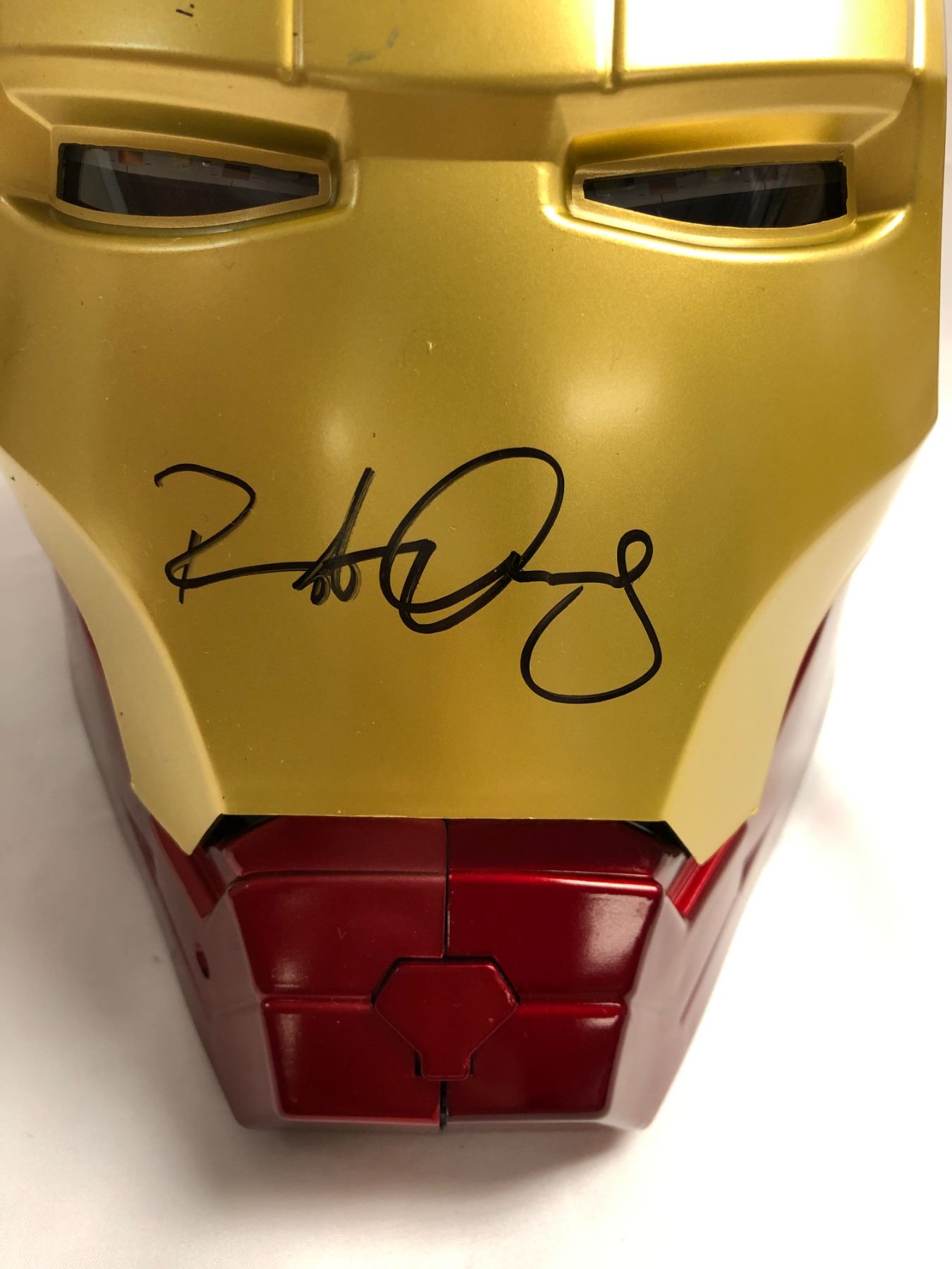 Iron Man Robert Downey Jr Signed Mask