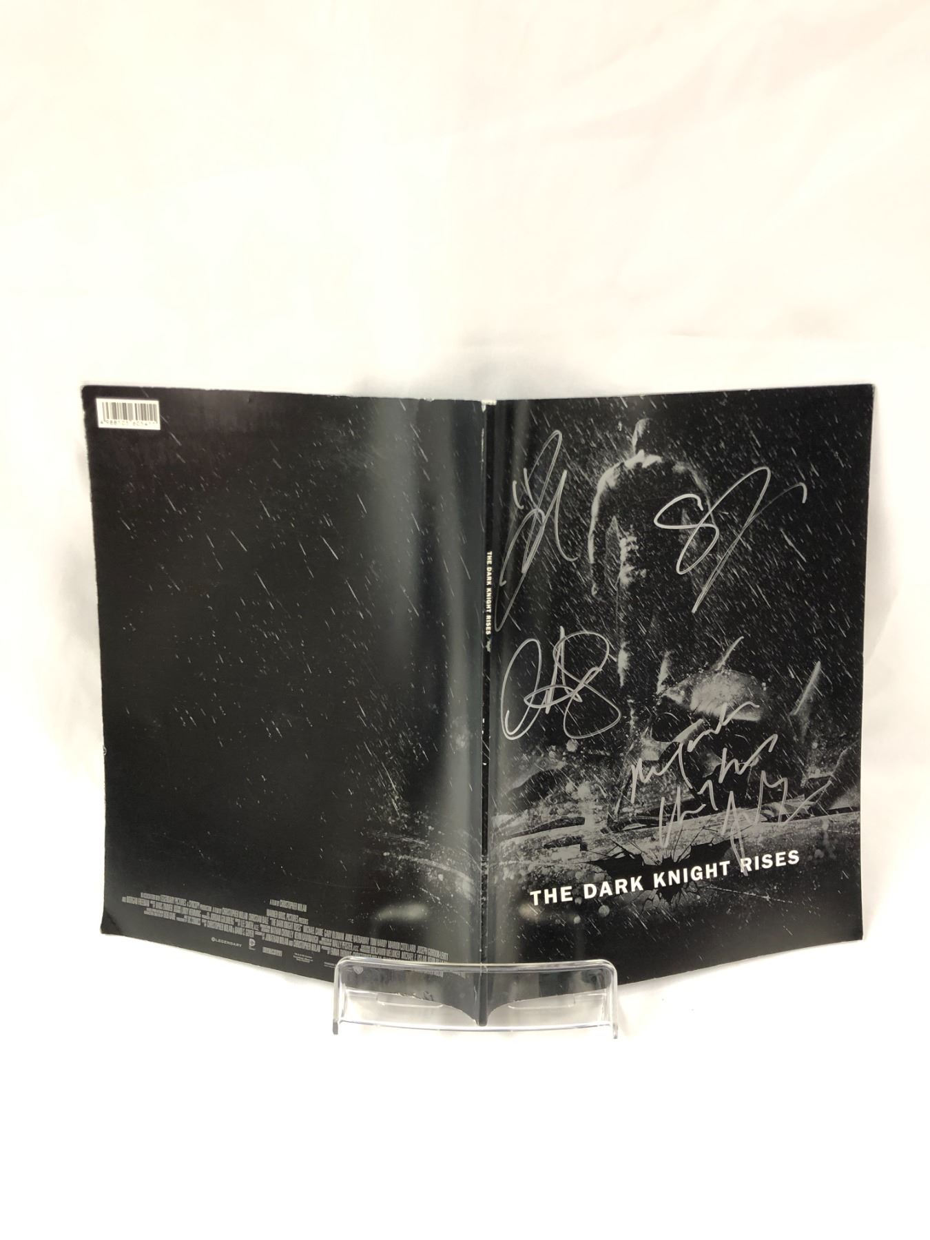 Dark Knight Rises Signed Picture Book