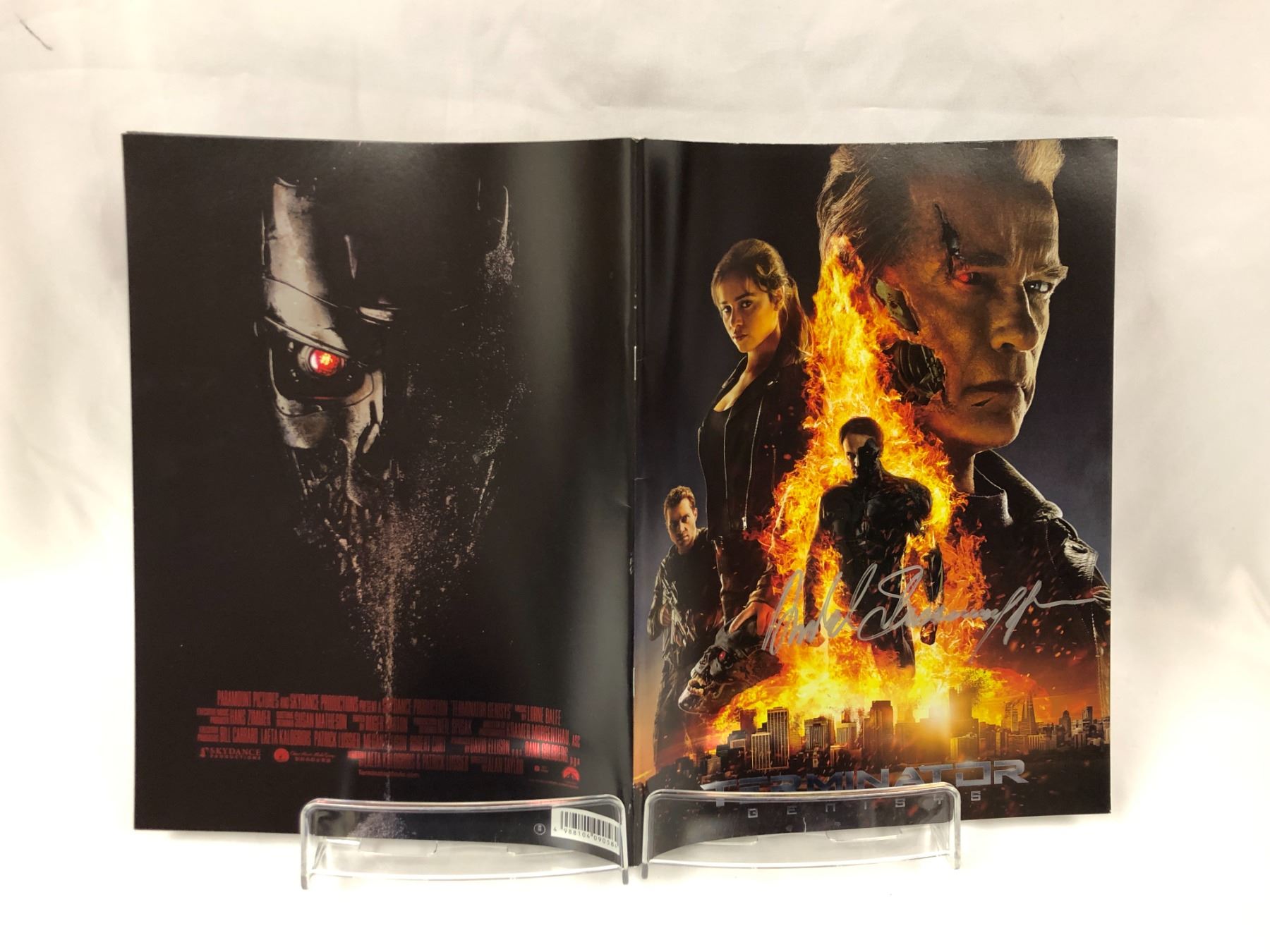 Terminator Arnold Schwarzenegger Signed Picture Book