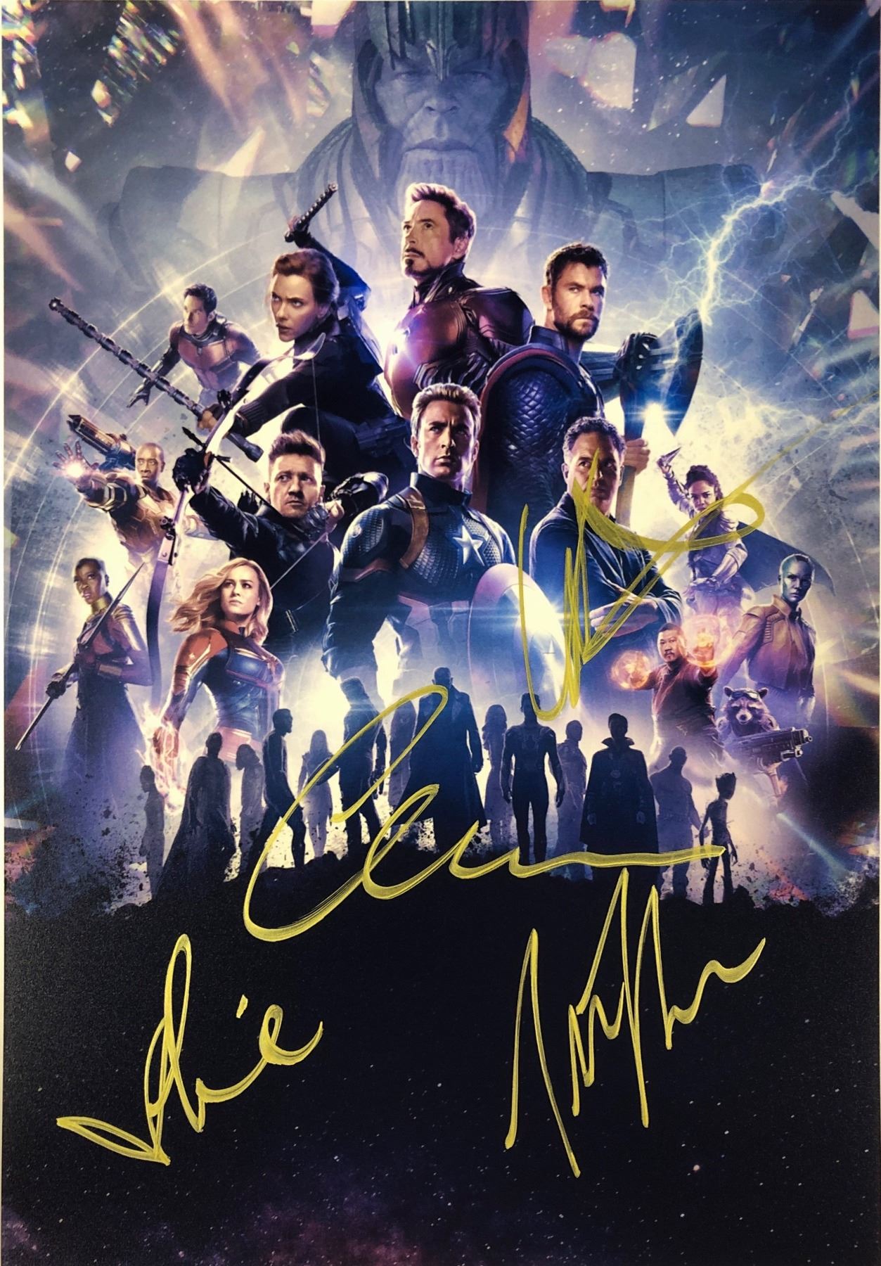 Avneger Photo Chris Evans Autographed Signed