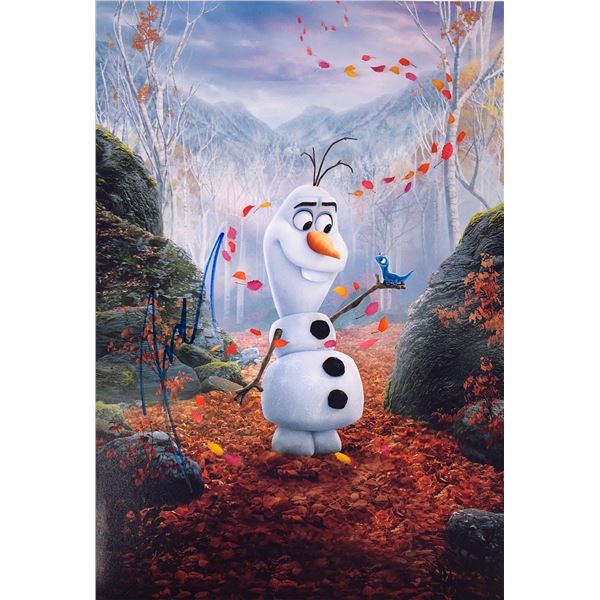 Frozen 2 Olaf Photo Josh Gad Autographed Signed
