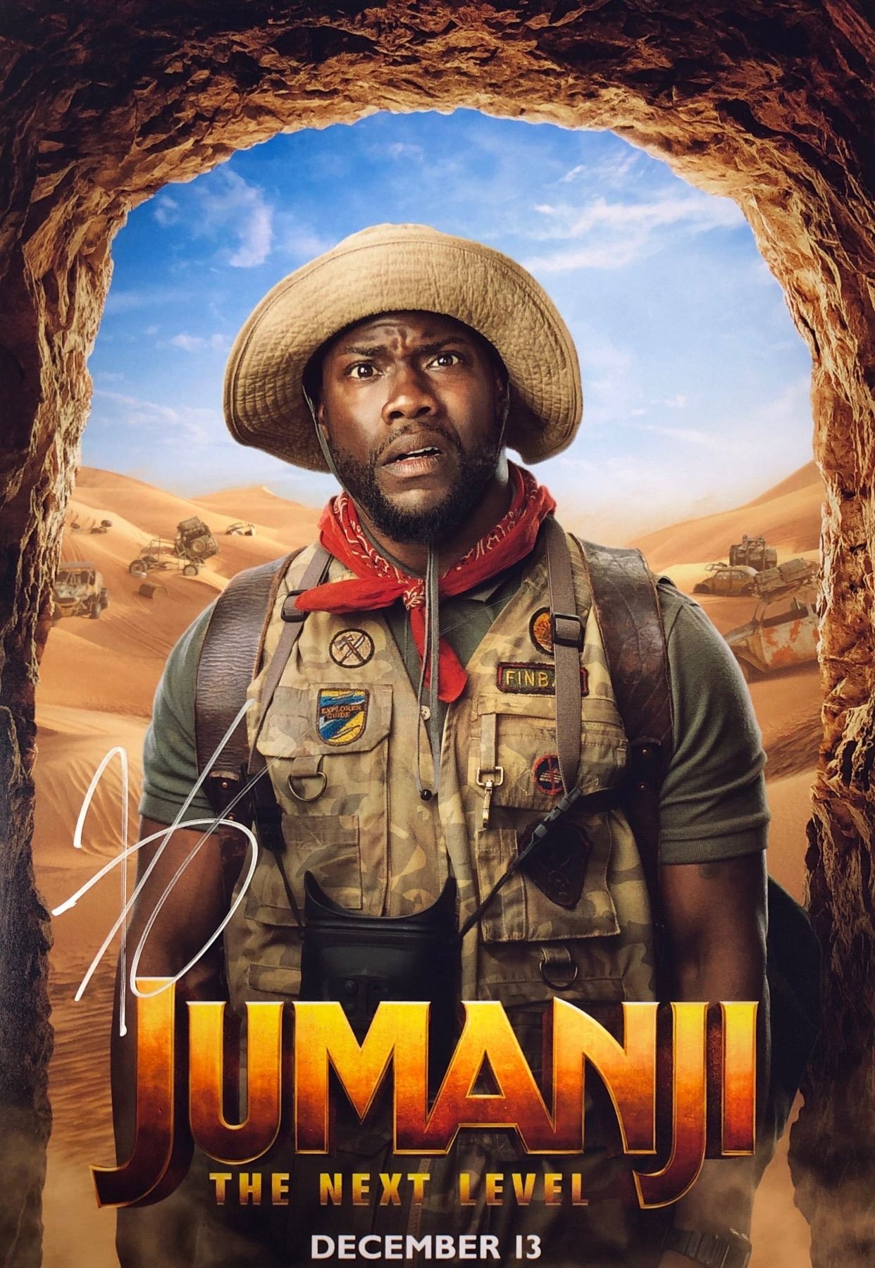 Jumanji Photo Kevin Hart Autographed Signed