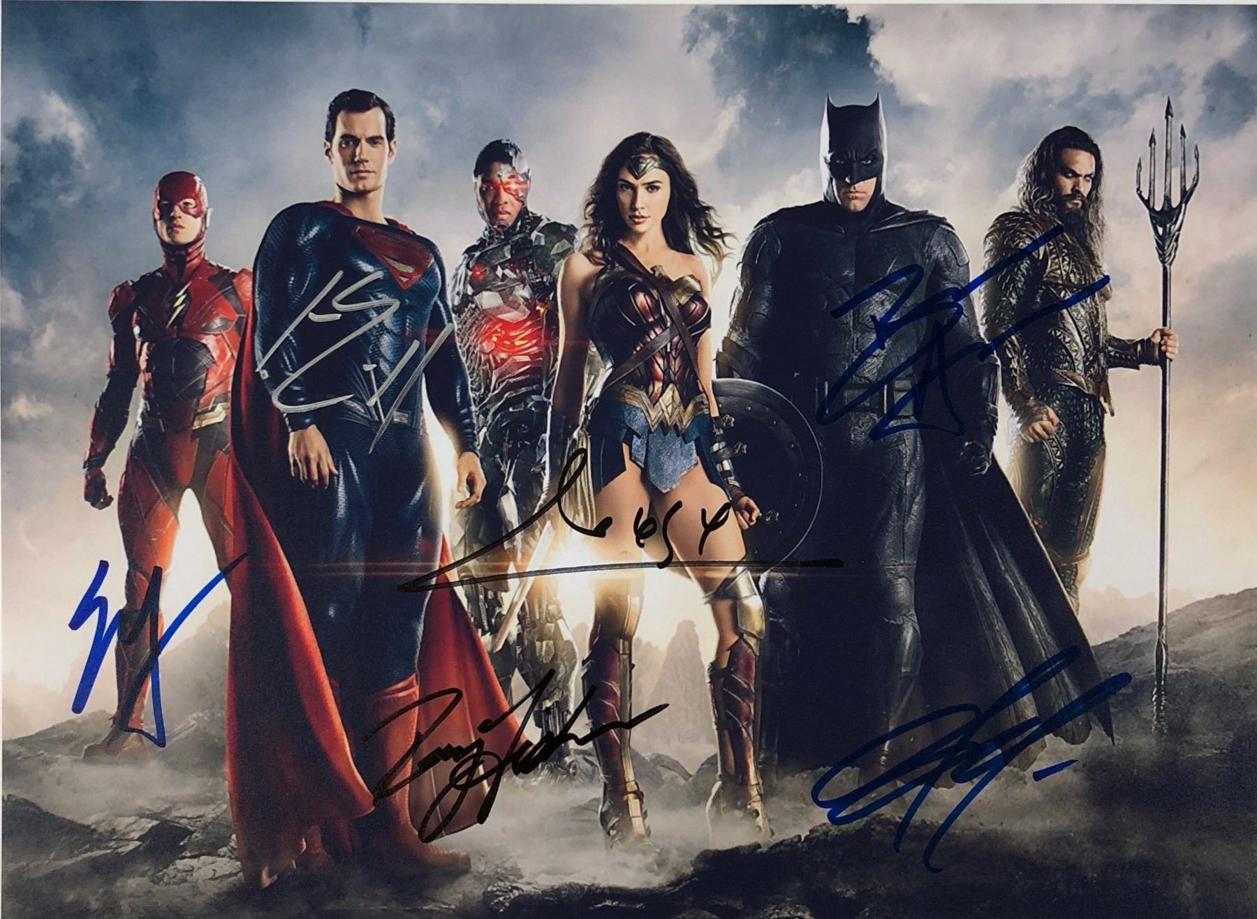 Justice League Photo Ben Affleck Autographed Signed