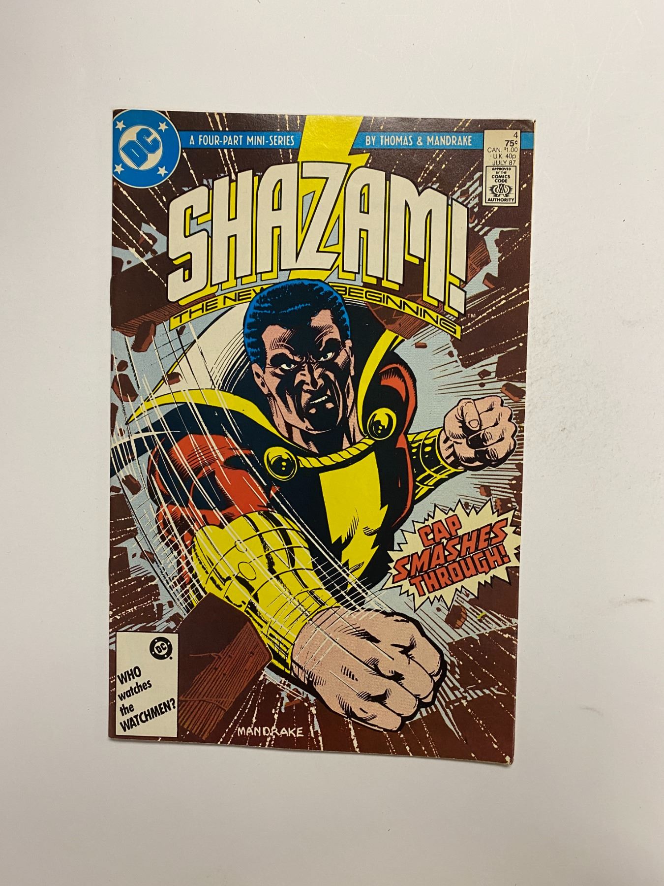Shazam #4 Vintage Marvel Comic Book