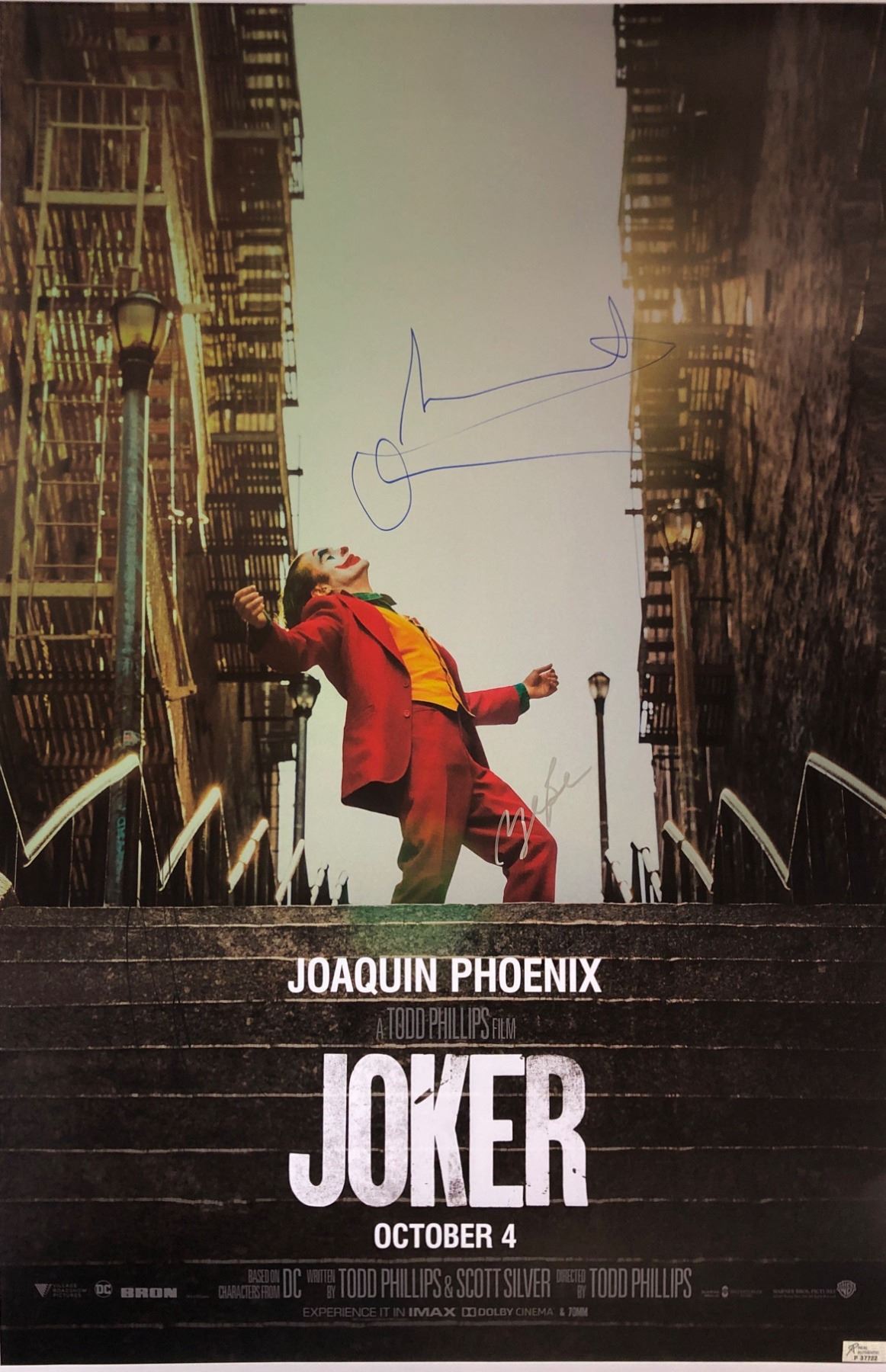 Robert De Niro Autograph Signed Joker Poster