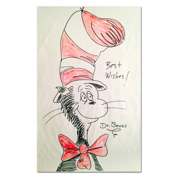 Cat in the Hat Best Wishes by Dr. Seuss (1904-1991)