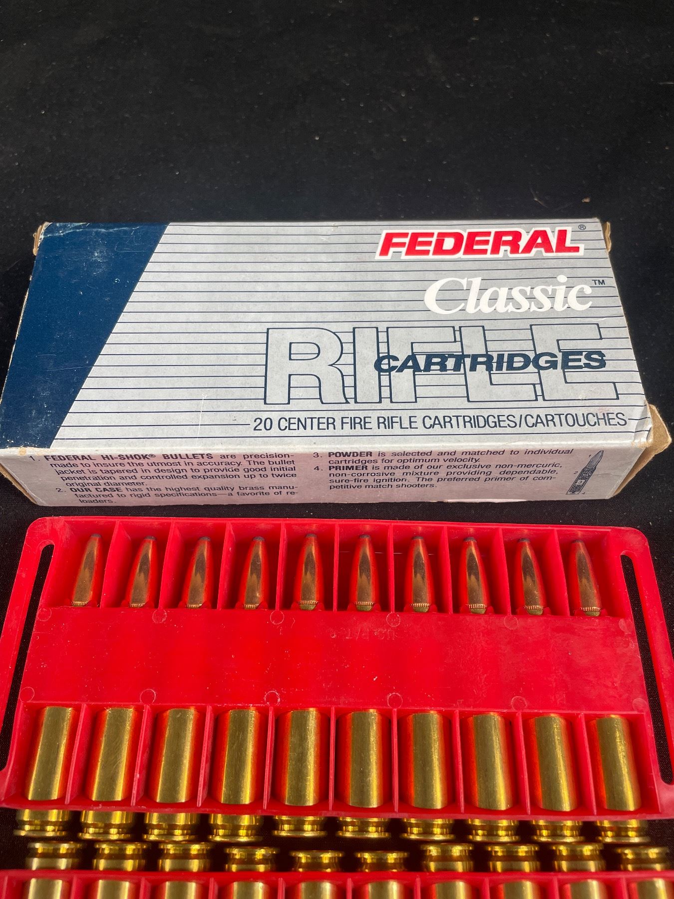 Federal Classic Center Fire Rifle Cartridges, 300 Savage 150 Gr HI-SHOK ...