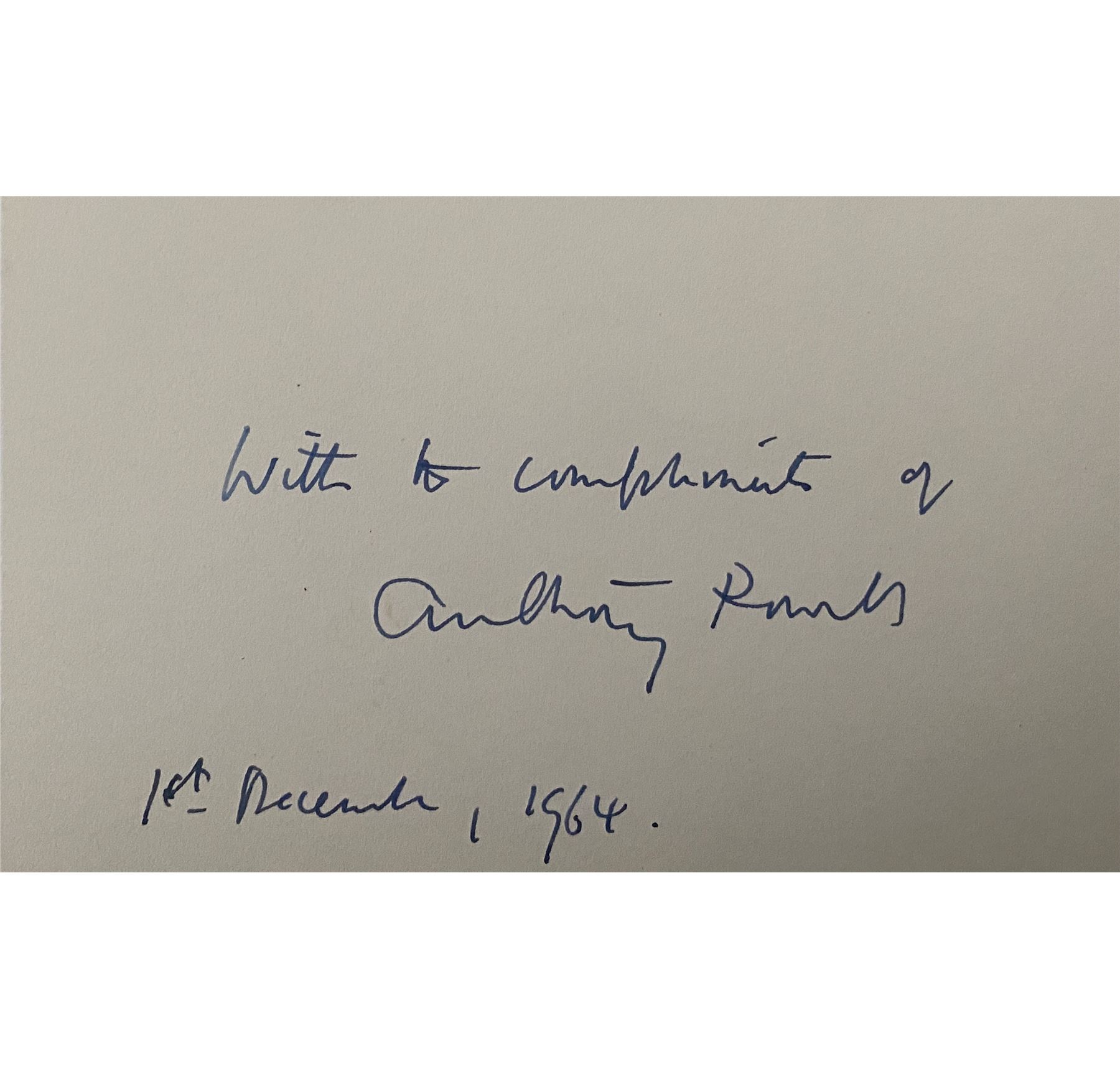 Anthony Powell Signature