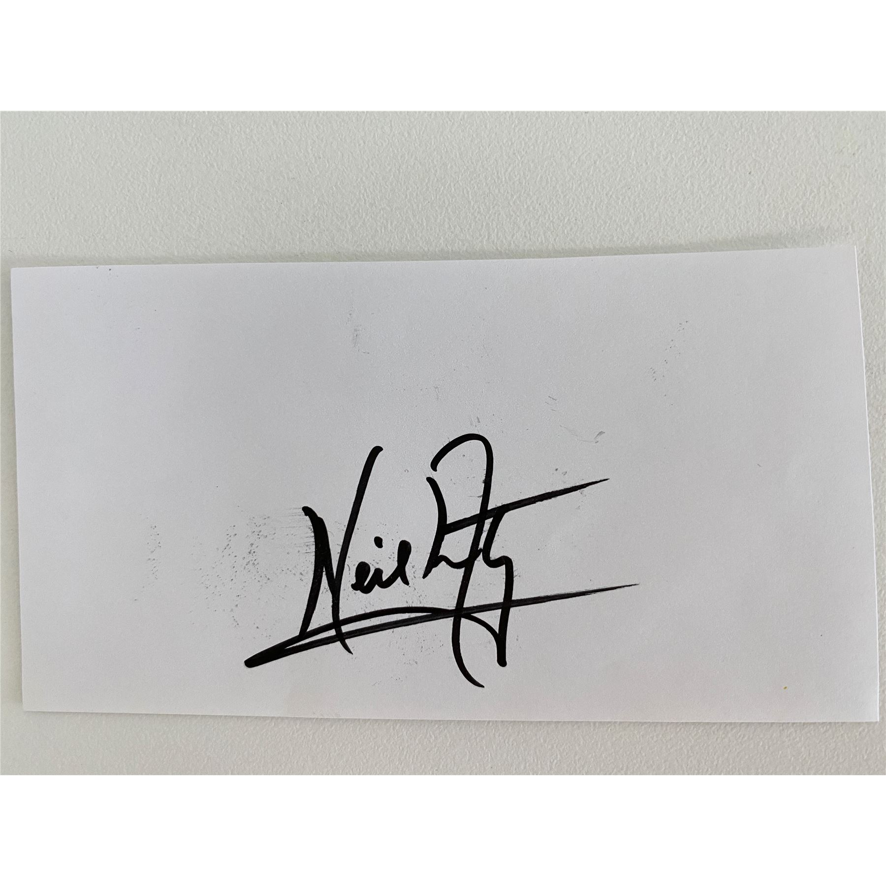 Neil Armstrong Original Signature
