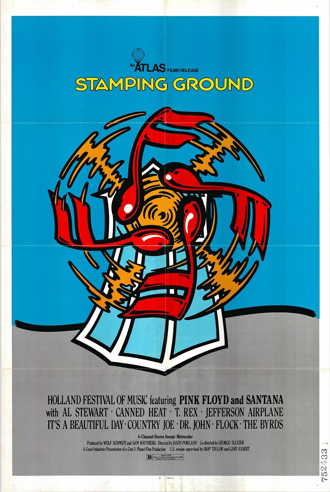 Stamping Ground original 1975 vintage one sheet poster
