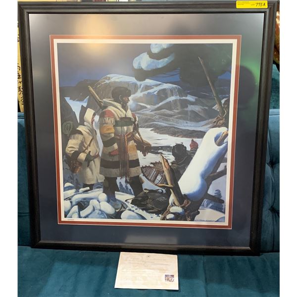Signed and numbered limited edition print by, Charles F Comfort Signed and numbered limited edition print by, Charles F Comfort