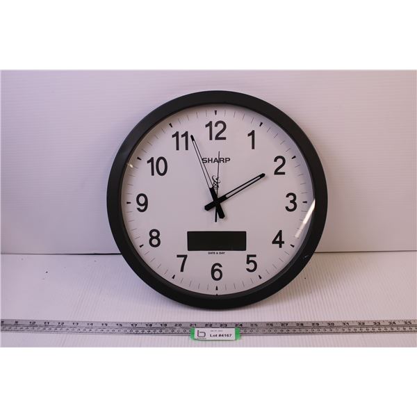 Sharp Wall Clock Bodnarus Auctioneering sharp-wall-clock-bodnarus-auctioneering
