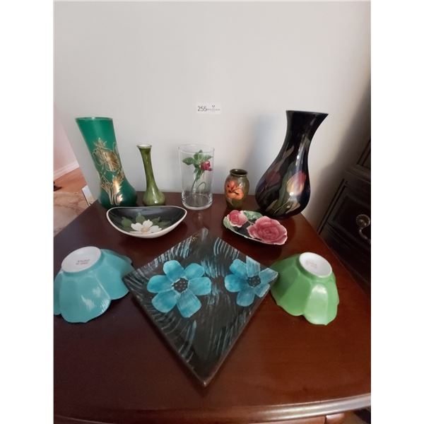 Assortment Of Vases Decorative Bowls And Plates Beck Auctions Inc