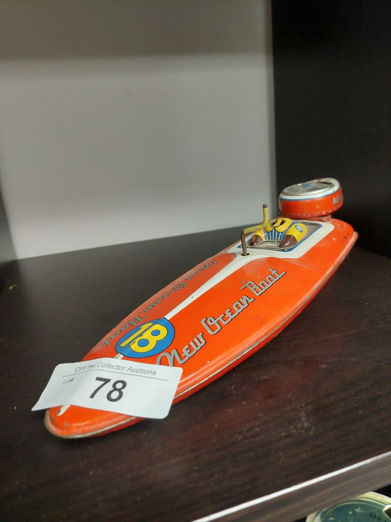 60'S TIN OUTBOARD RACE BOAT