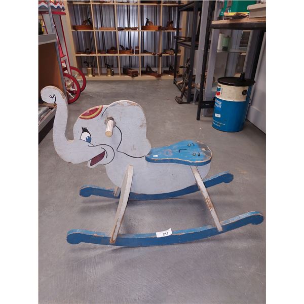 DUMBO THE ELEPHANT ROCKING HORSE