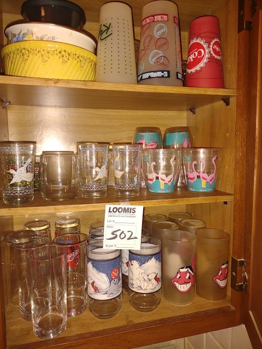 Assorted Kitchen Glasses