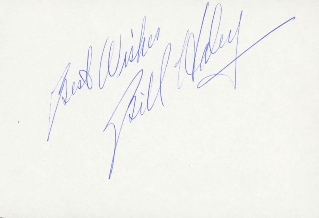 Bill Haley Signature Cut
