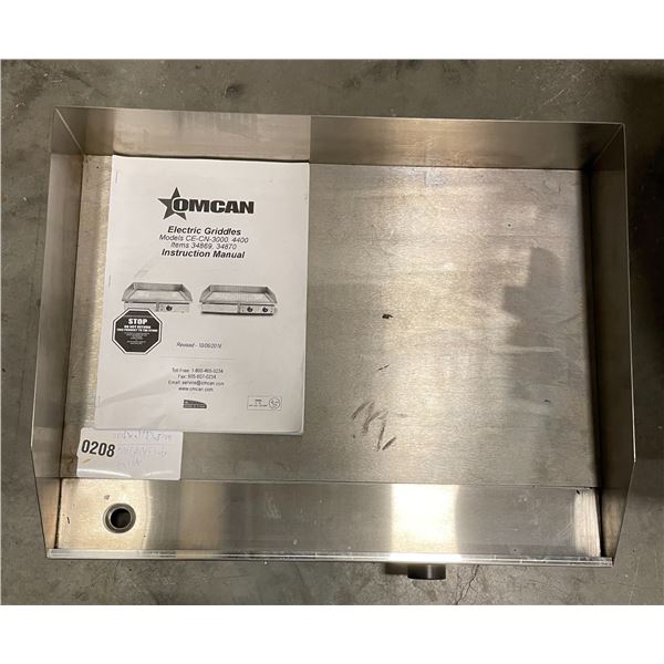 Open Box New - OMCAN - Electrical Griddle - 1 Years Warranty - Model ...