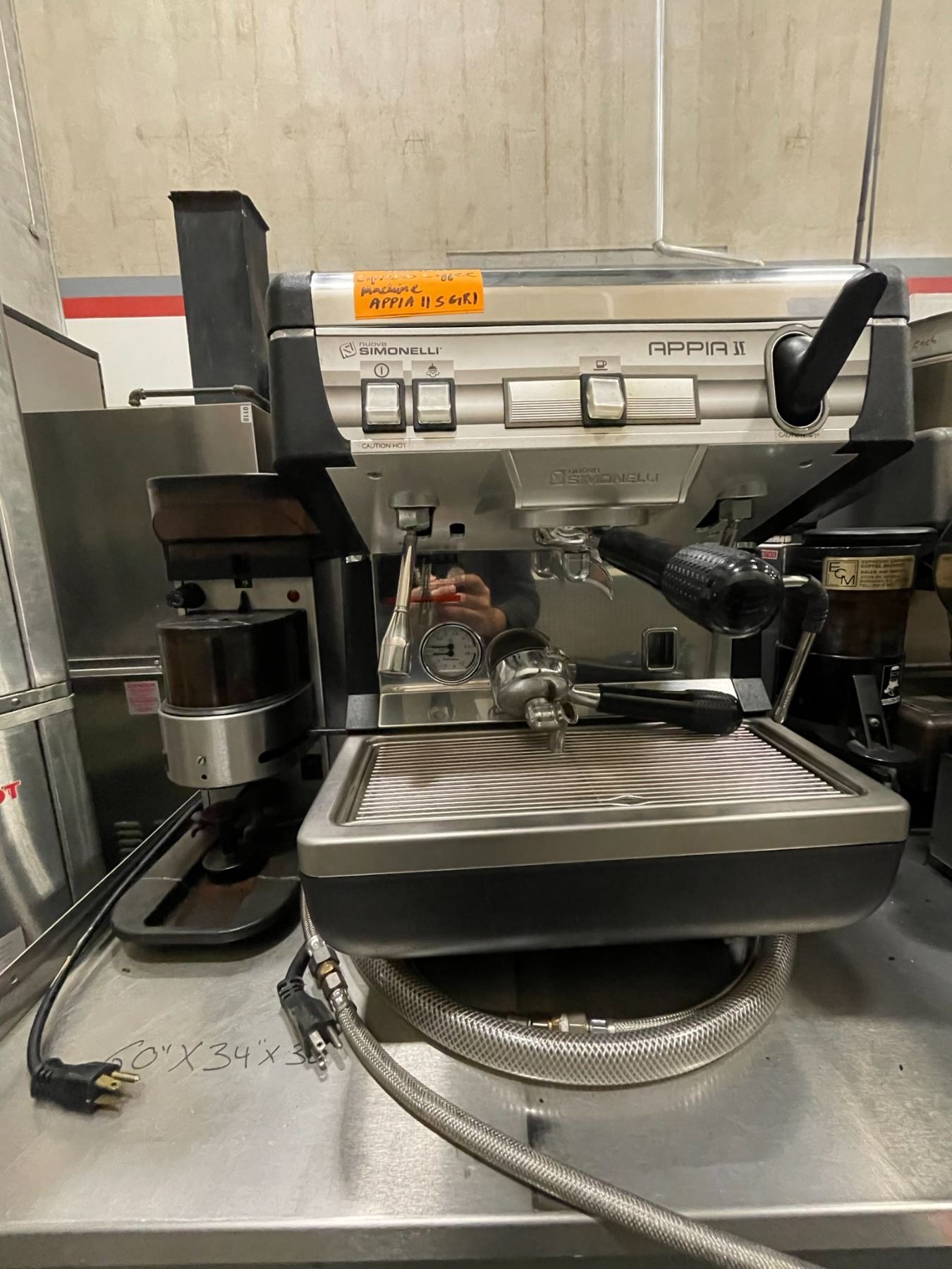 Nuova Simonelli - Espresso Coffee Machine with Coffee Grinder - Model ...