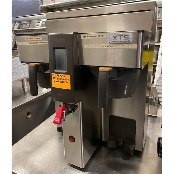 FETCO - Twin station Coffee Brewer - Model: XTS Extractor Touchscreen