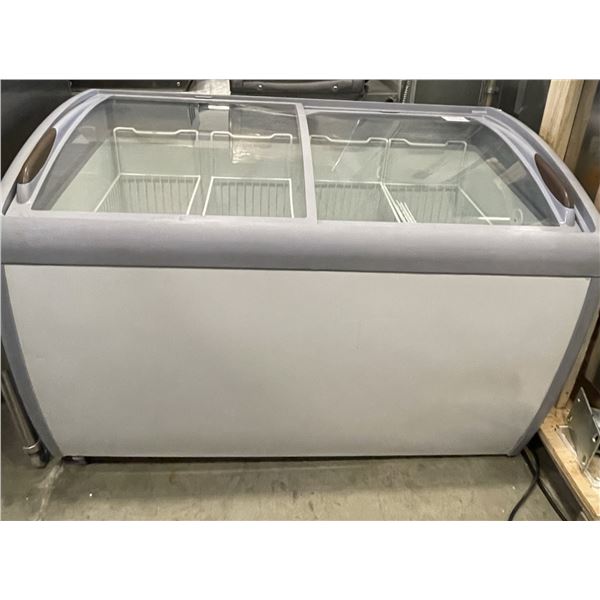 Open Box New - EFI - Display Ice Cream Freezer - Model: FCCG-50-BCR-N
