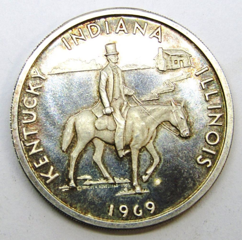 1969 LINCOLN HERITAGE TRAIL COIN