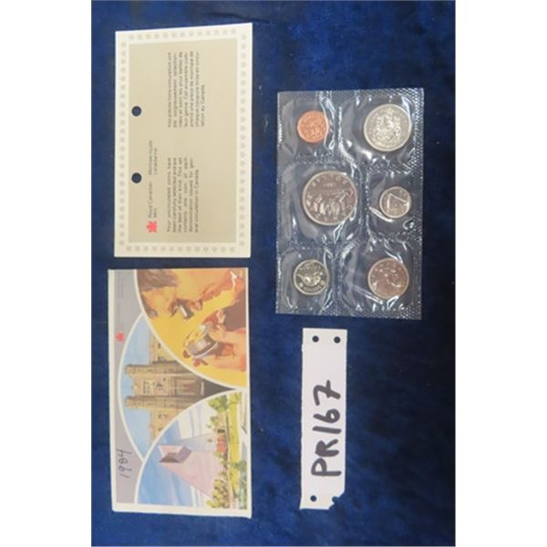 1984 Canadian Mint Uncirculated Coin Set Sealed Mcsherry Auction