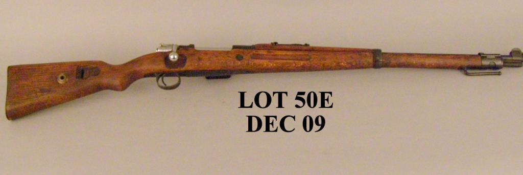 Mauser Model 98A carbine, 8mm cal., 24” barrel, military finish, wood ...