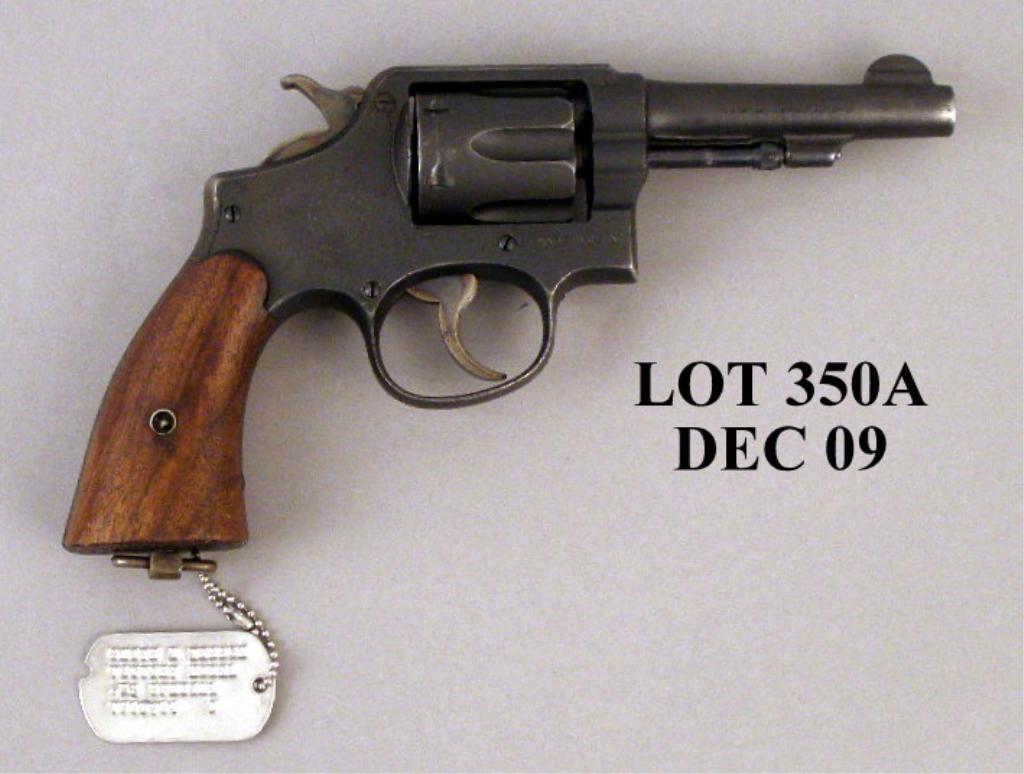 S&W Victory Model Revolver .38 cal. #360964. 4” barrel. Marked U.S ...