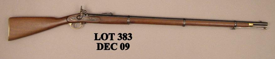 EUROARMS .58 cal. musket, #10156, blued finish with full length walnut ...