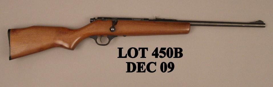 MARLIN Model 15Y, #16661856, .22 cal., 16"" barrel, blued finish with ...