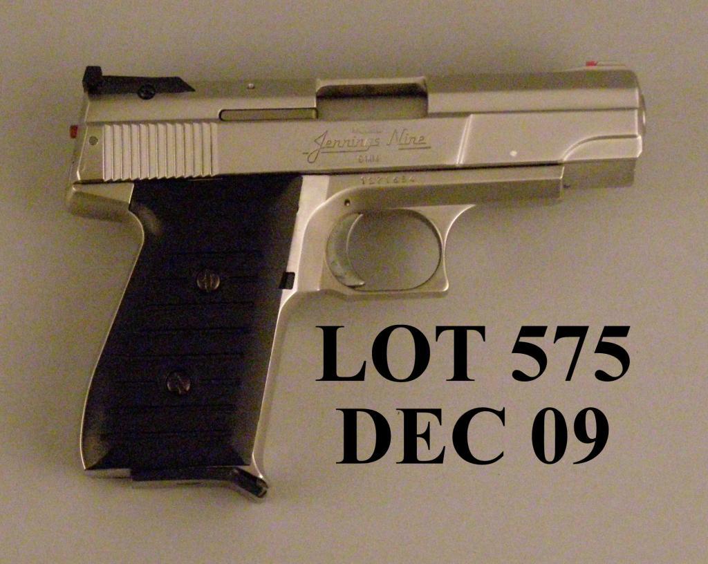 “Jennings Nine” 9mm semi-auto pistol by Bryco of Costa Mesa, Ca ...