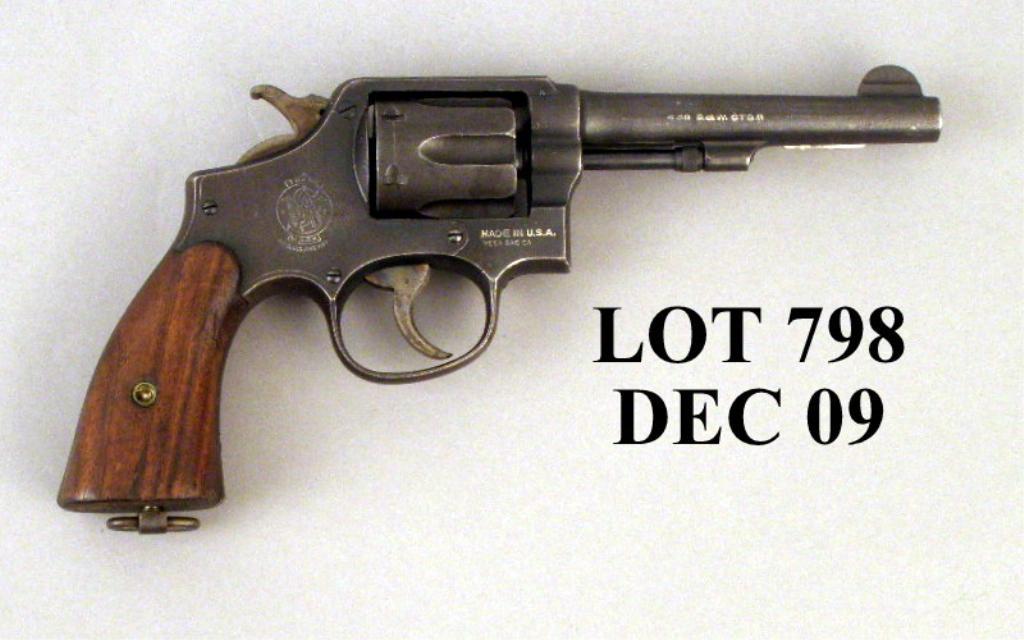 S&W Victory Model Revolver .38 cal #391117. Unusual factory 5”barrel ...