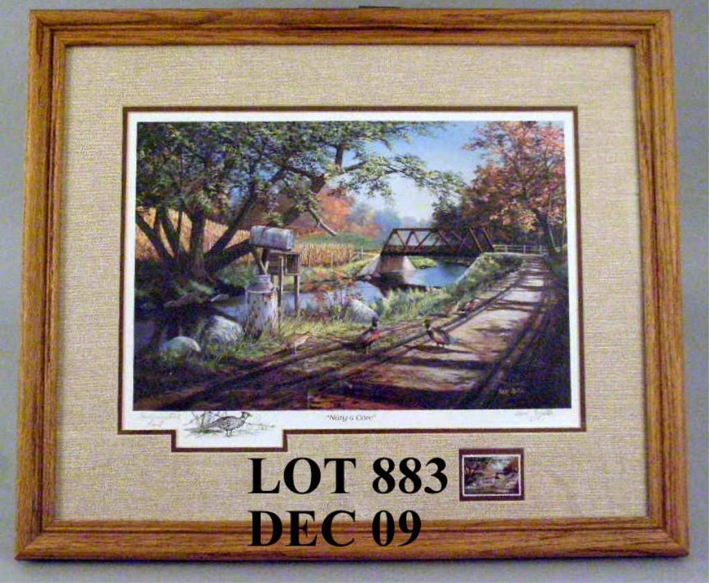 Limited edition commemorative print, hand-signed by Ken Zylla entitled ...