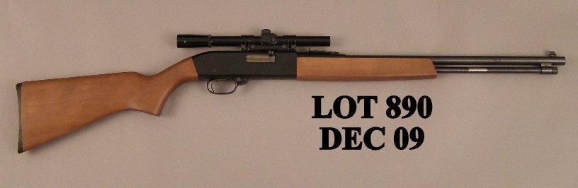 Sears Ted Williams Mod. 3T Semi-Auto .22 Rifle. #R397010. Blued finish ...