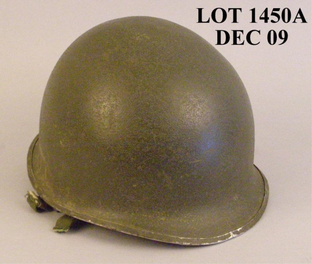 US GI helmet from Korean war to Vietnam war era, kevlar lined with liner.