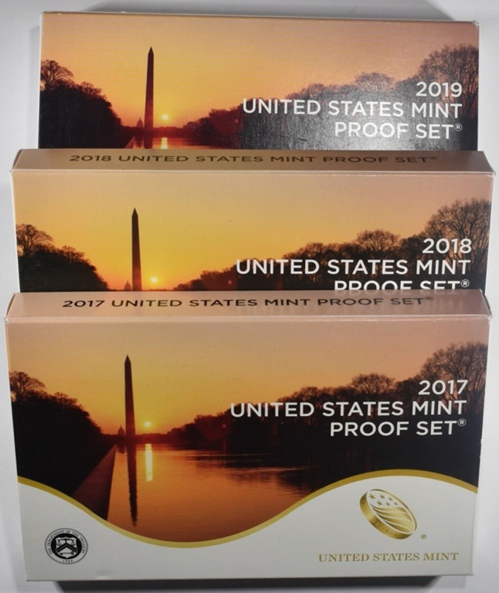 2017-2019 US MINT PROOF SETS