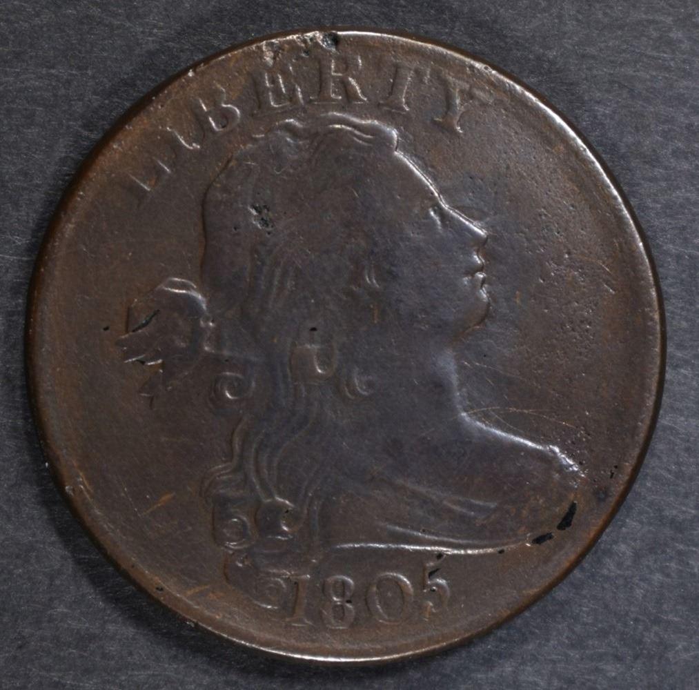 1805 LARGE CENT VF