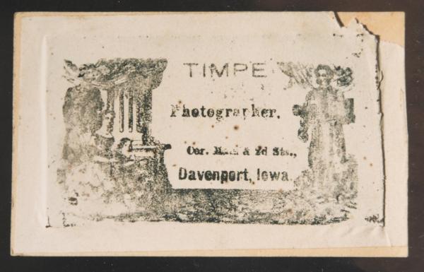 ORIGINAL TINTYPE OF SHARPSHOOTER FRANK BUTLER