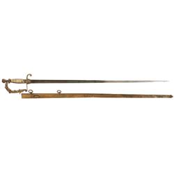 U.S. Infantry Officer's Sword with Indian Head Pommel