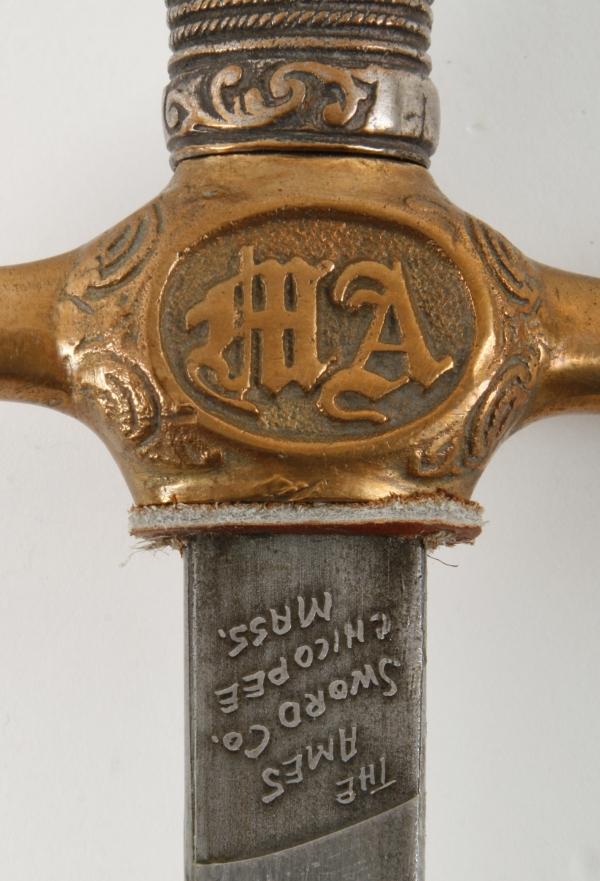 U.S.M.A Cadet Sword, made by the Ames Sword Co