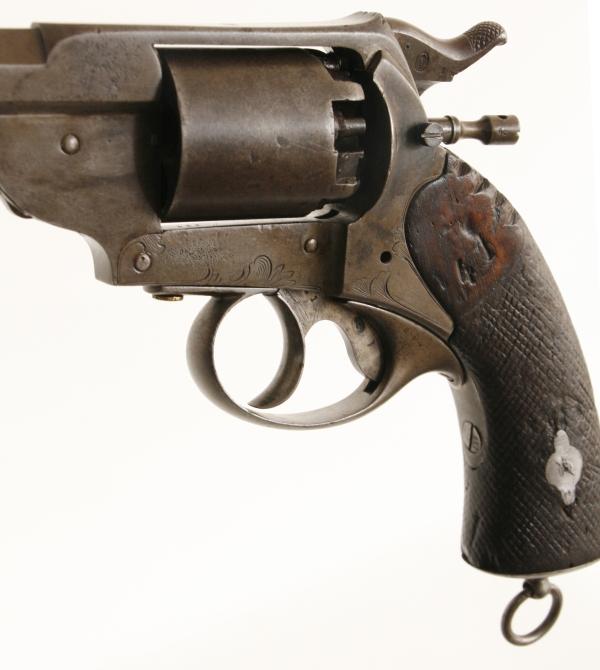 European Side-hammer Percussion Revolver