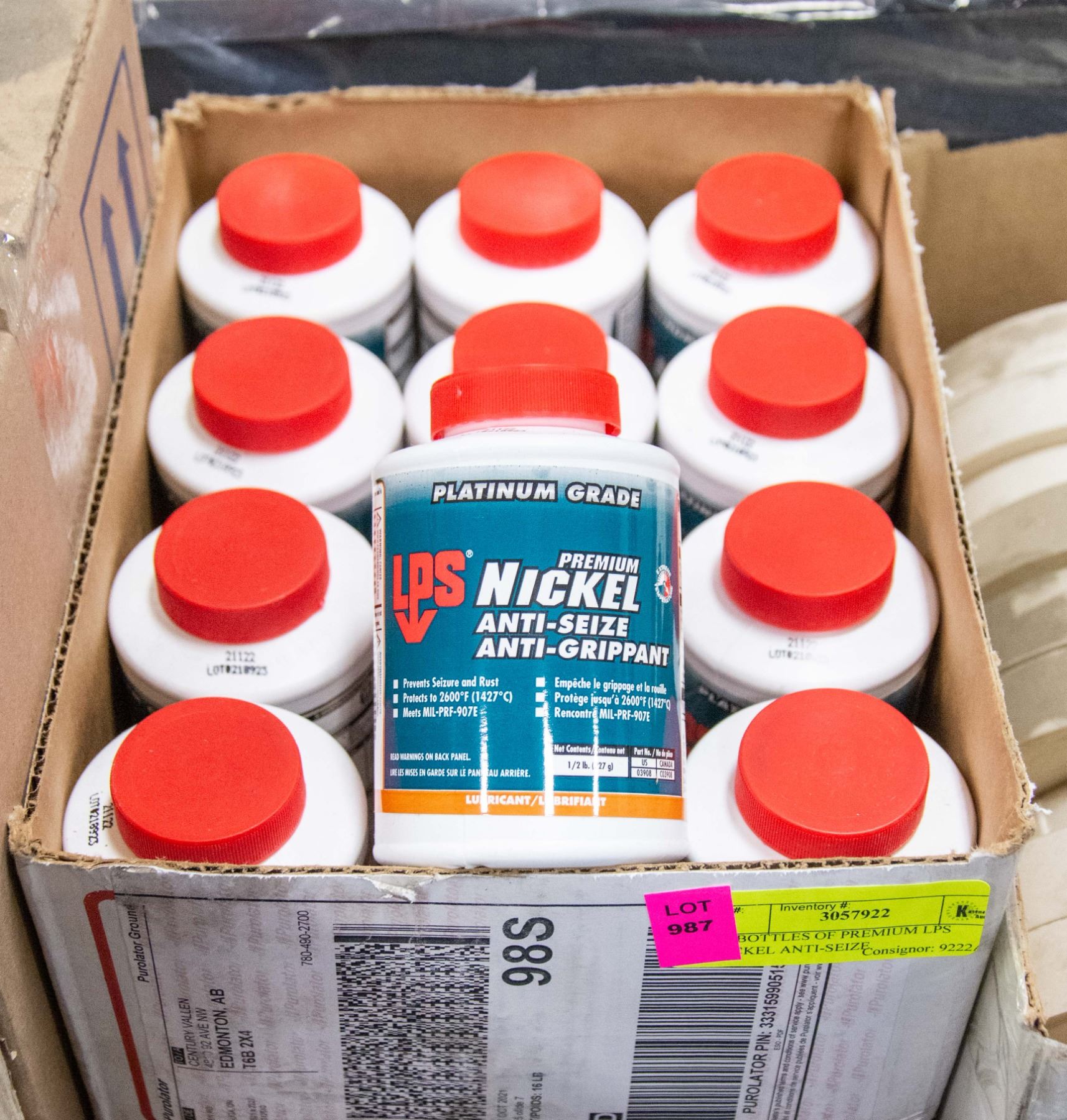 12 BOTTLES OF PREMIUM LPS NICKEL ANTI-SEIZE
