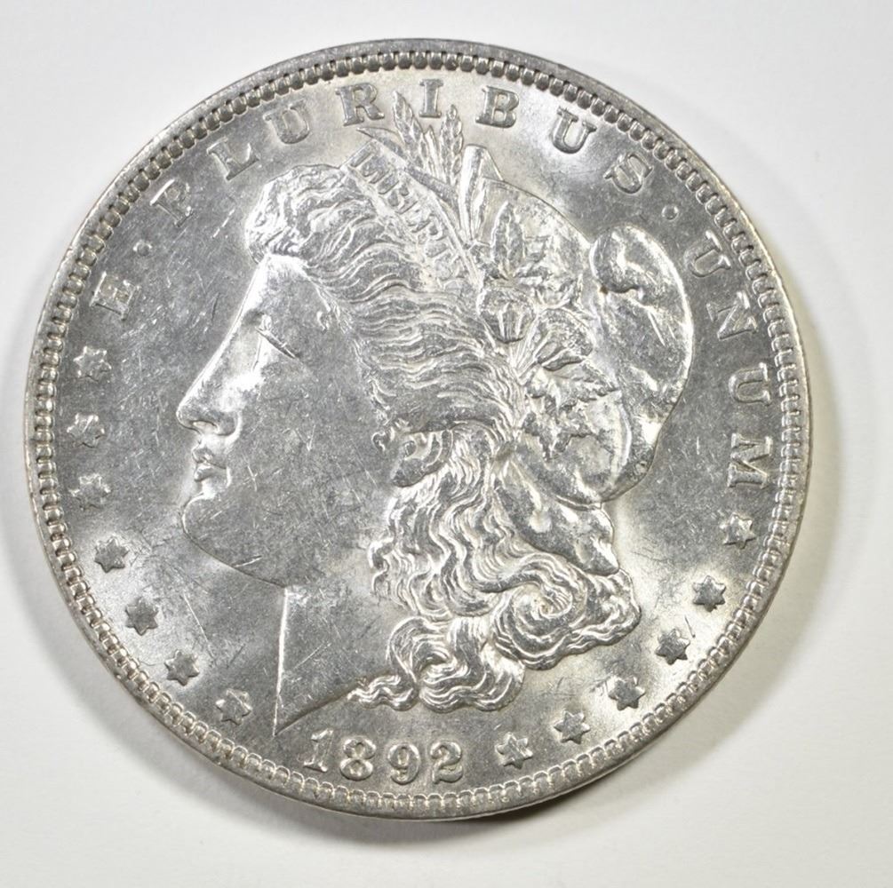 1892 MORGAN DOLLAR BU